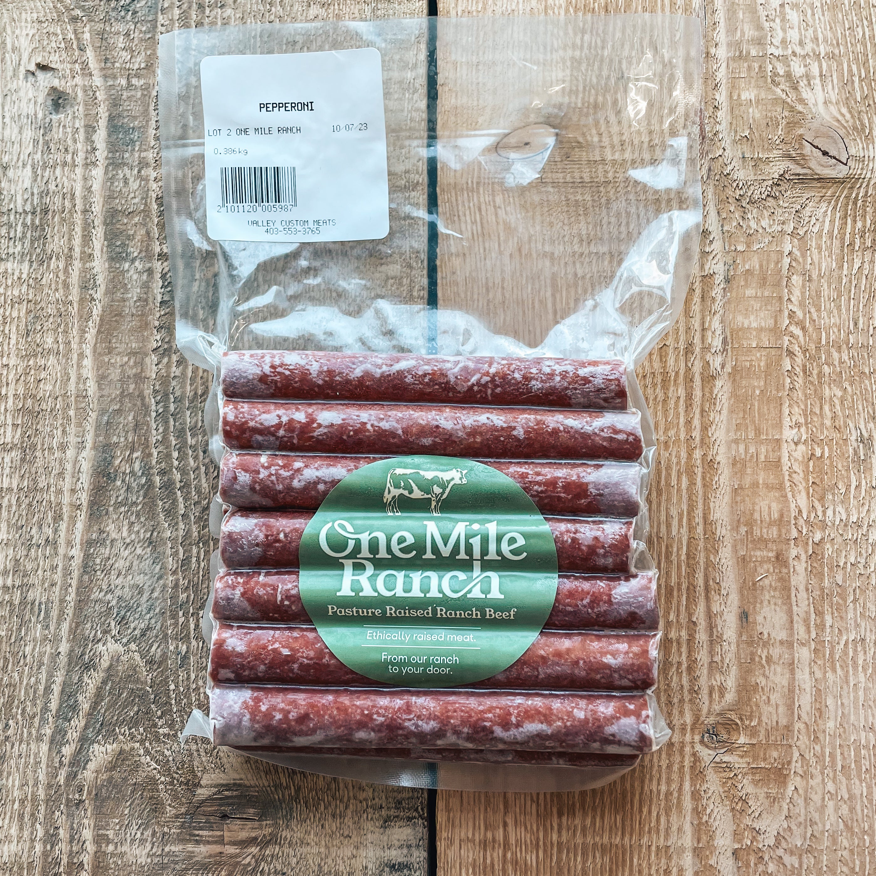 Beef Pepperoni Sticks – One Mile Ranch